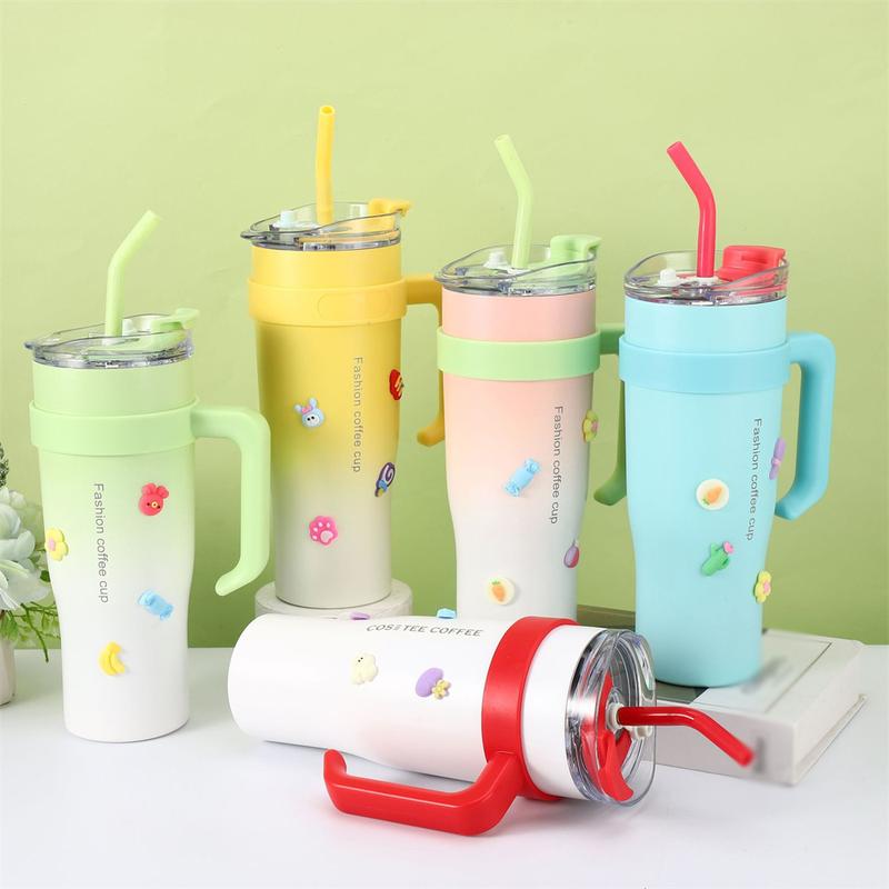 Simple Large-capacity Handy Cup For Girls Office Coffee Cup Handle ...