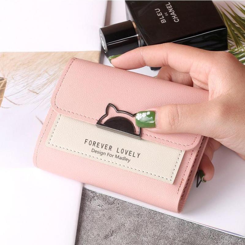 Small size wallet Women wallet Eye-catching Portable purse Contrasting ...