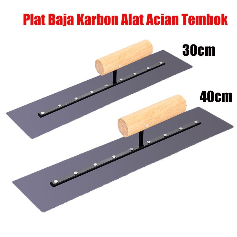 30/40 Cm Gosokan Acian Setrika Plester Dinding Roskam Plat Baja - Shop ...