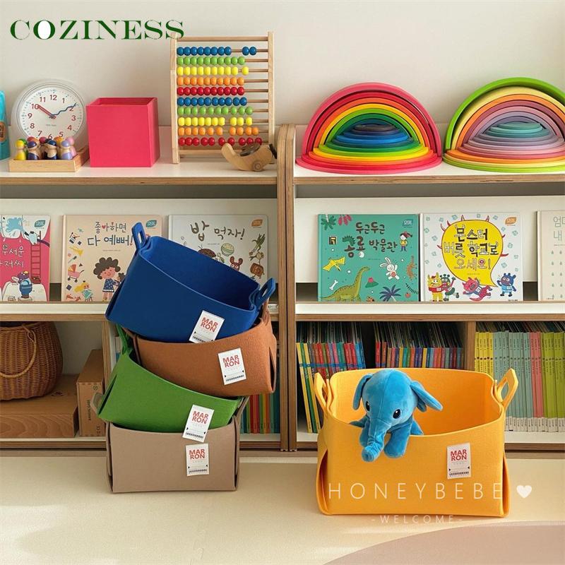 Baby Felt Toy Storage Bucket Newborn Life Supplies Organizer - TikTok ...