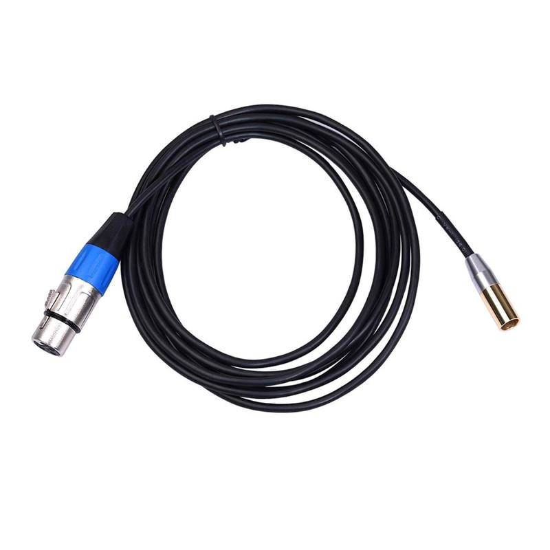 Kabel Penyesuai Lelaki ke Perempuan XLR Mini, Saiz Mini, 3-pin ...