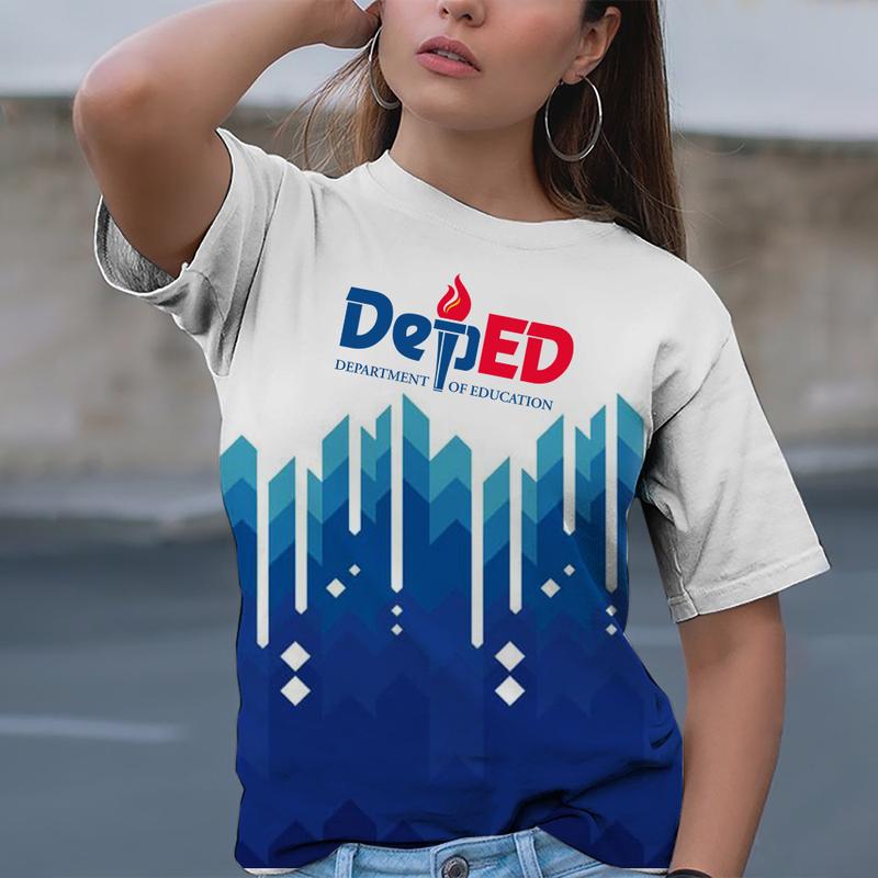 Kemeja-T Wanita, Deped Matatag, Pakaian Estetik, Pakaian Seragam ...