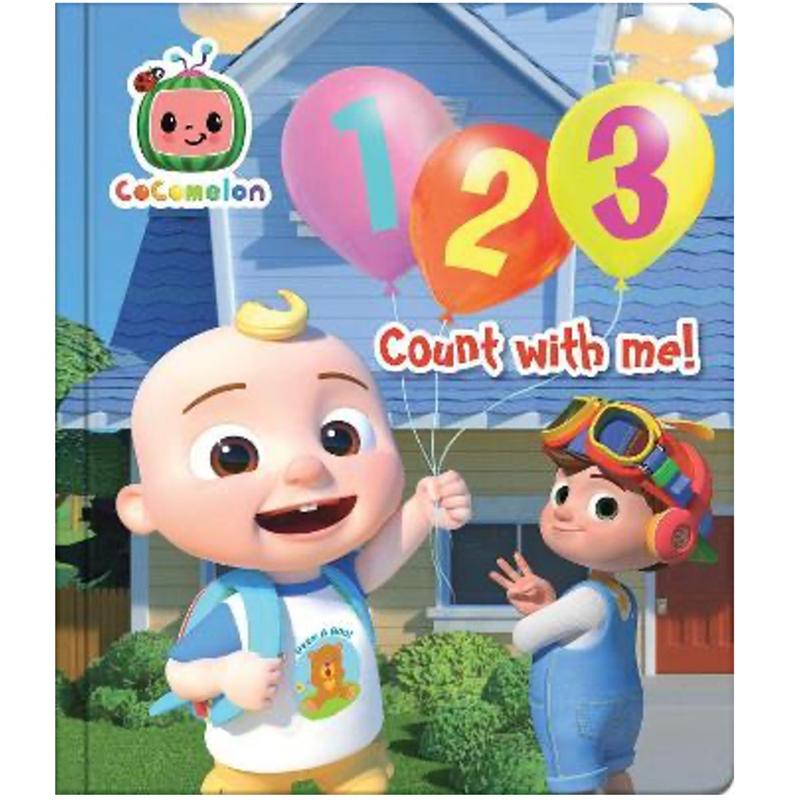 CoComelon Count 123 Board Book for Preschool Kids to Learn Numbers ...