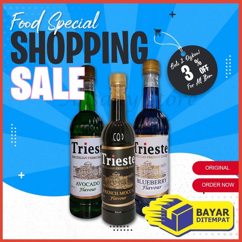 Sirup Trieste Caramel Hazelnut Vanilla Syrup - Shop | Tokopedia