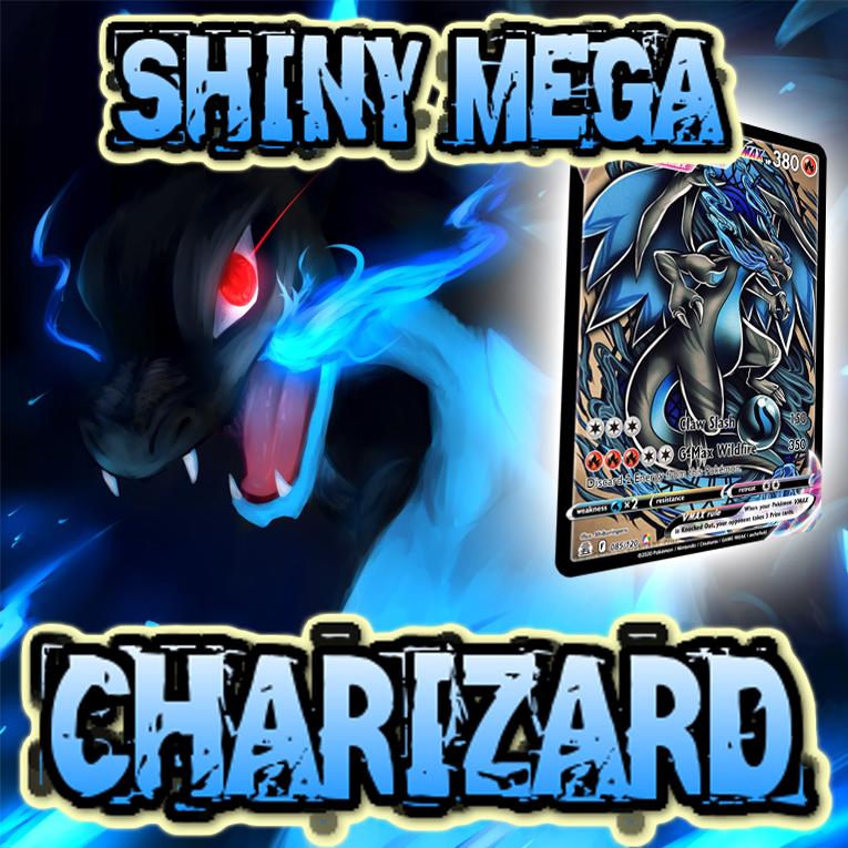KARTU POKEMON DUMMY HOLOGRAM SHINY MEGA CHARIZARD VMAX - Shop | Tokopedia
