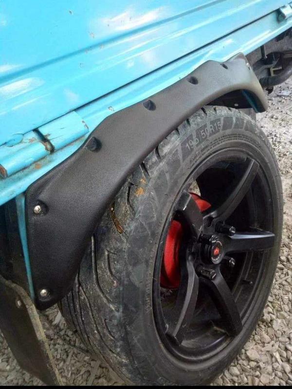DA63 FENDER FLARE FIBER Multicab Specifically cut for DA63 Wagon ...