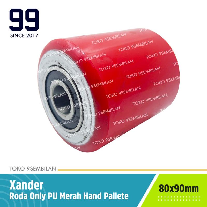 Roda Hand Pallet Lift PU 80 x 90 mm Double Bearing Palet Satuan - Shop ...