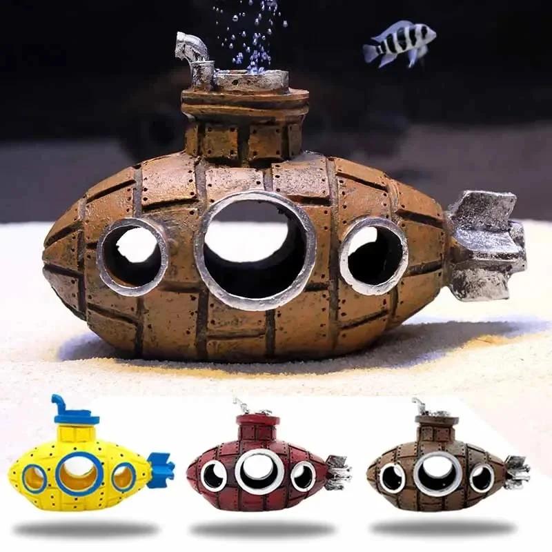 Resin Submarine Ornaments Fish Shrimp Shelter Cave Landscaping - TikTok ...