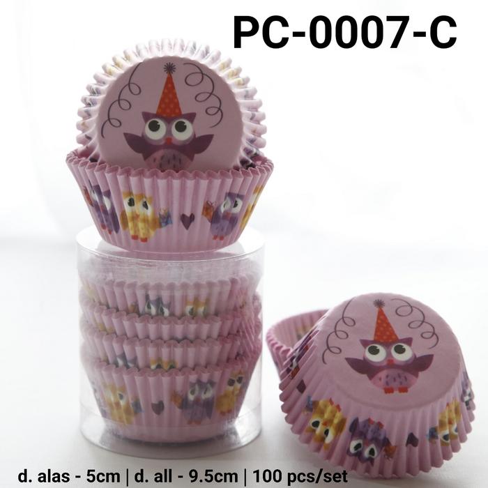 Jual GR-PC-0007 Kertas cupcake muffin cup peppa pig nemo owl burung ...