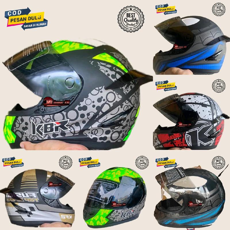 HELM MOTOR FULL FACE PAKET GANTENG SPOILER RREMIUM SNI COWOK - Shop ...