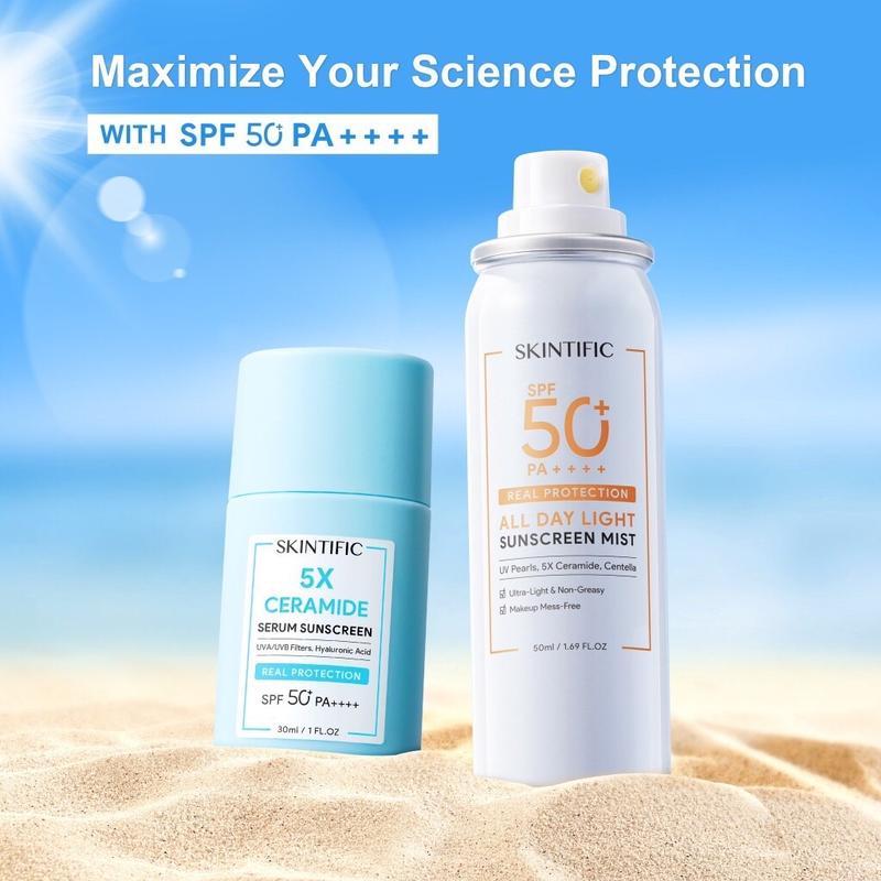 [COD] Skintific Sunscreen Spf 50 Pa++++ All Day Light Sunblock - TikTok ...
