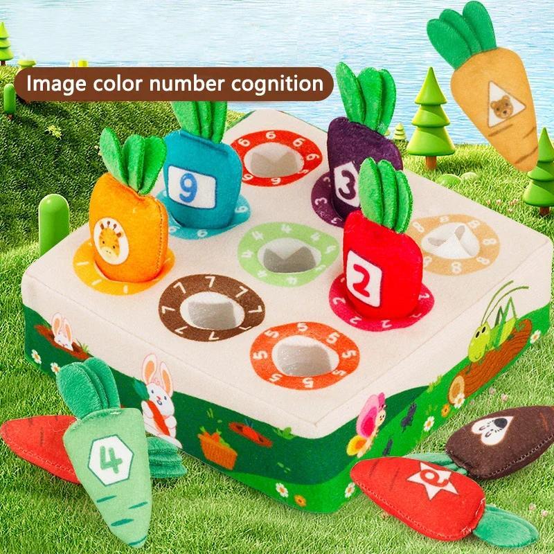 Baby Pulling Radish Games Cartoon Plush Toys Color Learning Educational - TikTok Shop Singapore