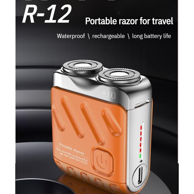 Portable Razor Dual Head Magnetic Travel Dual Razor Men's Electric ...