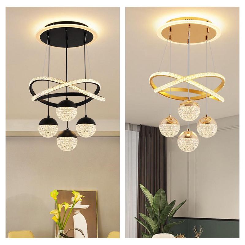 Candelier LED, Gaya Moden, Lampu Gantung Langit Berbintang, Lampu ...