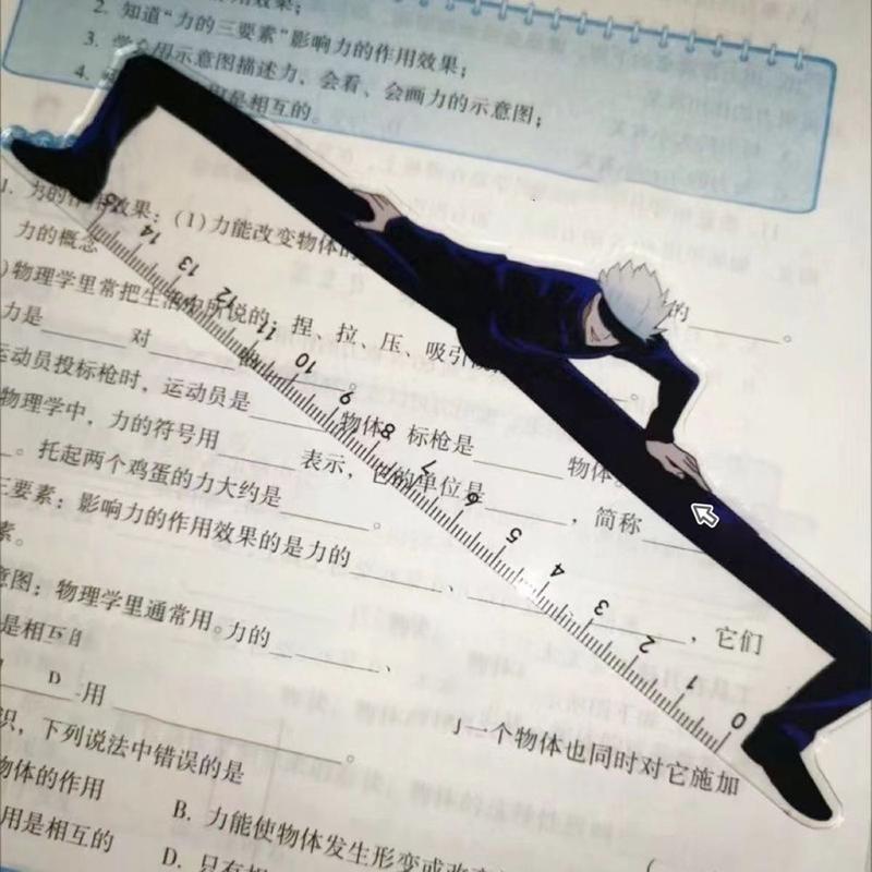 Creative Jujutsu Kaisen Satoru Gojo Long Leg Ruler Cartoon Straightedge ...