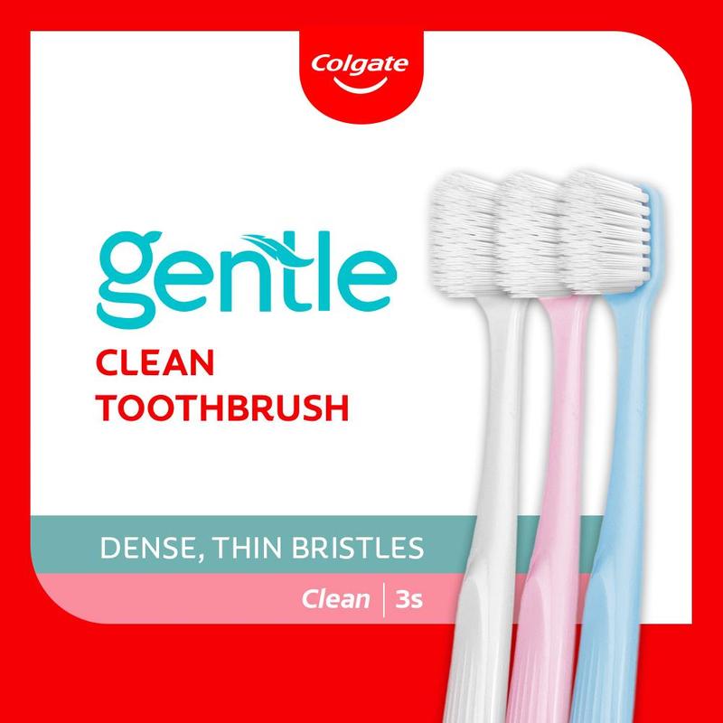 Colgate Gentle Clean Toothbrush 3s - TikTok Shop Malaysia