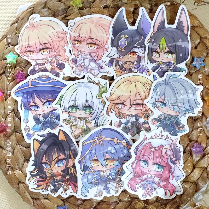 Genshin Impact SUMERU Stiker Sticker Fan Merchandise - Shop | Tokopedia