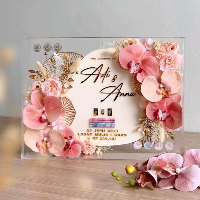 [Size 30x40] Bingkai Akrilik Kotak Kaca Seserahan - Shop | Tokopedia