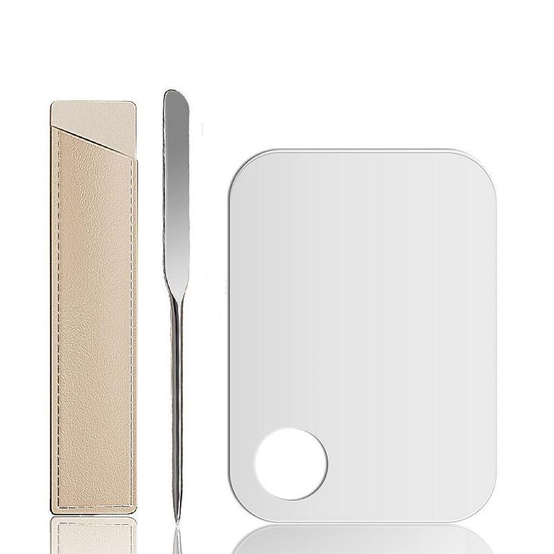 Palet Campuran Asas Mekap, Set Warna Tetap, dengan Spatula Makeup ...