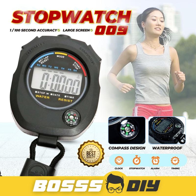 009 Sport Stopwatch Jam Randik - TikTok Shop Malaysia