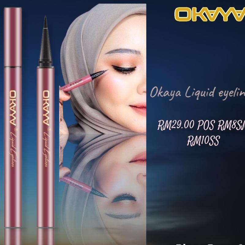 LIQUID EYELINER OKAYA Makeup - TikTok Shop Malaysia
