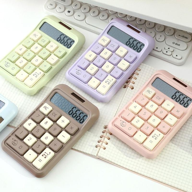 koupthe New 8-digit Electronic Calculator Candy Color Mini Keyboard ...