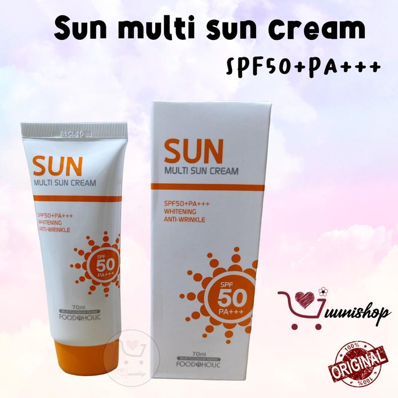 FOODAHOLIC Multi sun cream SPF50+PA+++ 70ml - Shop | Tokopedia