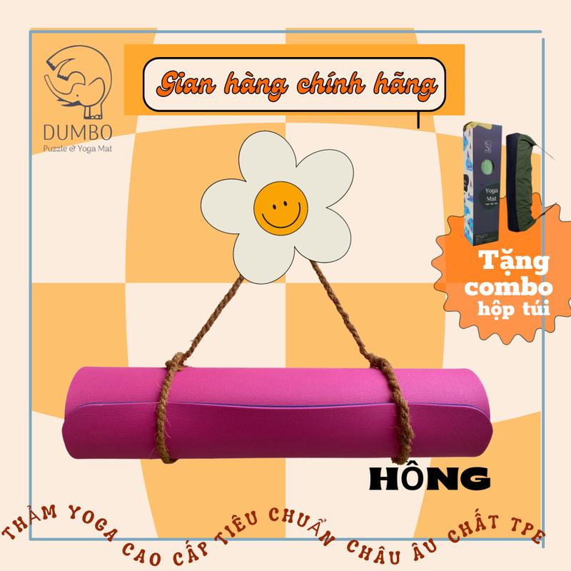 Thảm Tập Yoga DUMBO MAT TPE 6mm 2 Lớp | Thảm Tập Yoga [pastel,không ...