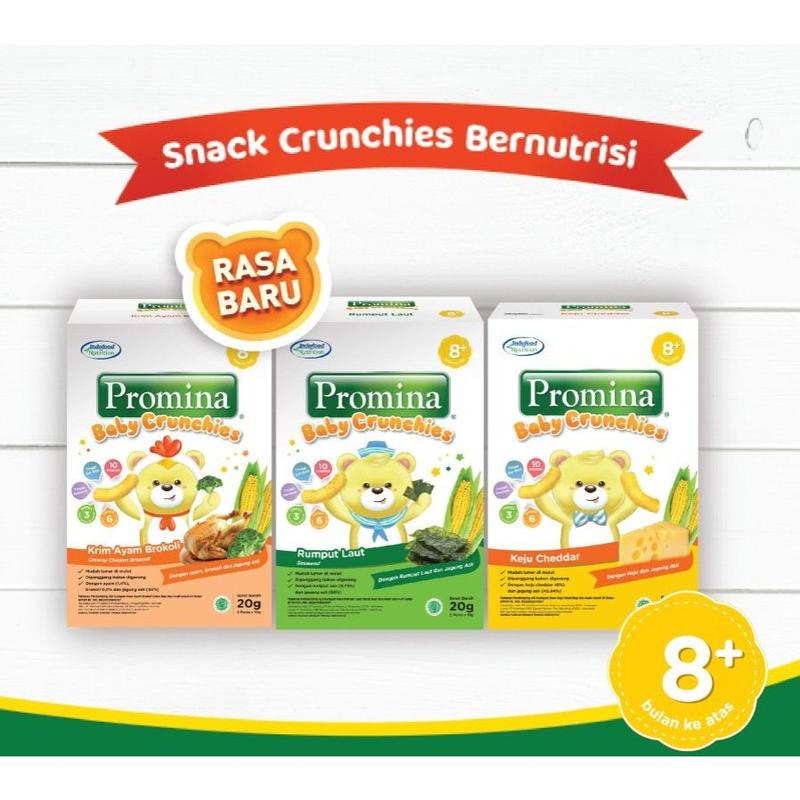 PROMINA BABY CRUNCHIES SNACK BAYI 20gr | Cemilan Bayi - Shop | Tokopedia