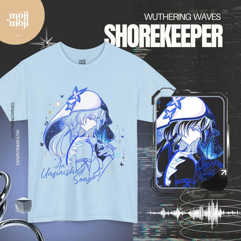 Wuthering Shorekeeper Waves The Cosplay cloth Full Graphic summer ...