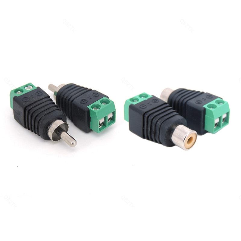 5pcs RCA Connector Terminal Block CAT5 To Camera CCTV Video Balun RCA ...
