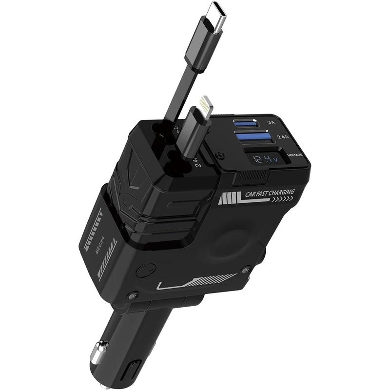 Retractable Charger, 4 in 1 Retractable Phone Charger with 66W - TikTok ...