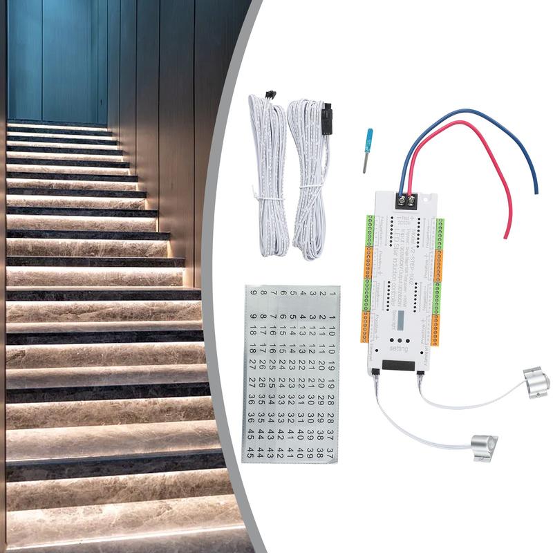 Motion sensor stair light Automatic Stairway ladder controller - TikTok ...