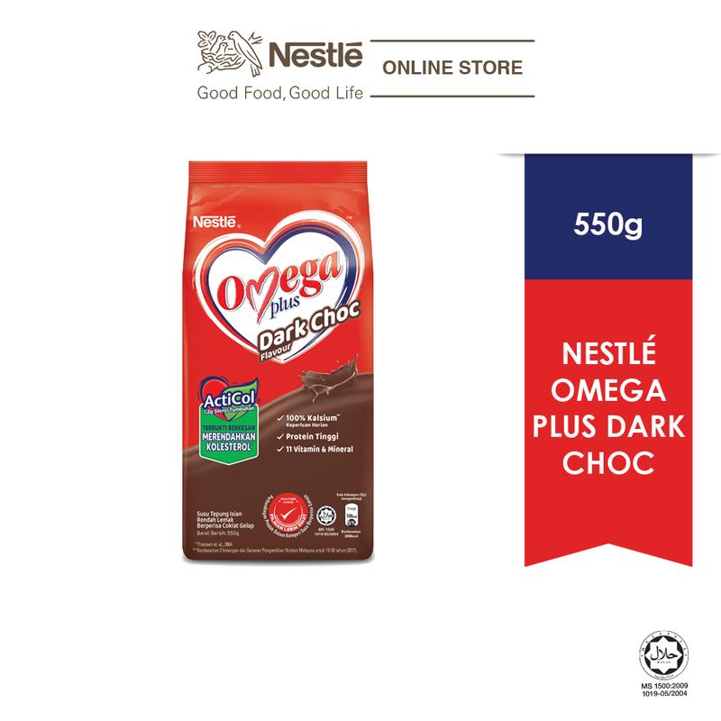 NESTLE OMEGA PLUS Acticol Dark Chocolate Softpack 550g - TikTok Shop ...