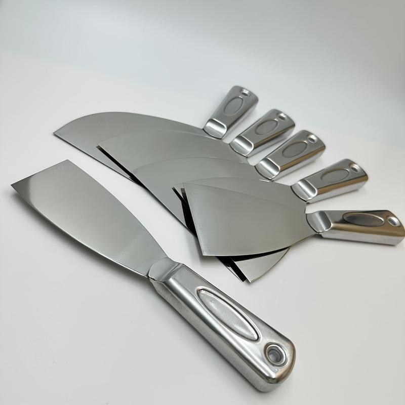 6pcs of High-Quality Stainless Steel Putty Knives for Scraping Grease ...
