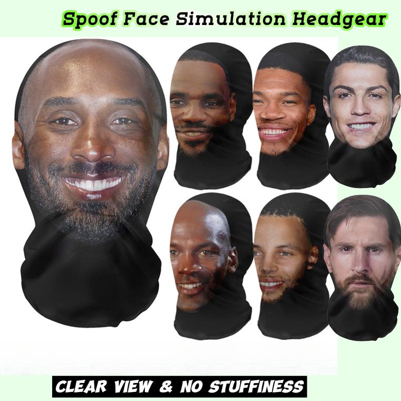 3D Printed Seamless Messi Face Mask Celebrity Funny Dust Hea - TikTok ...
