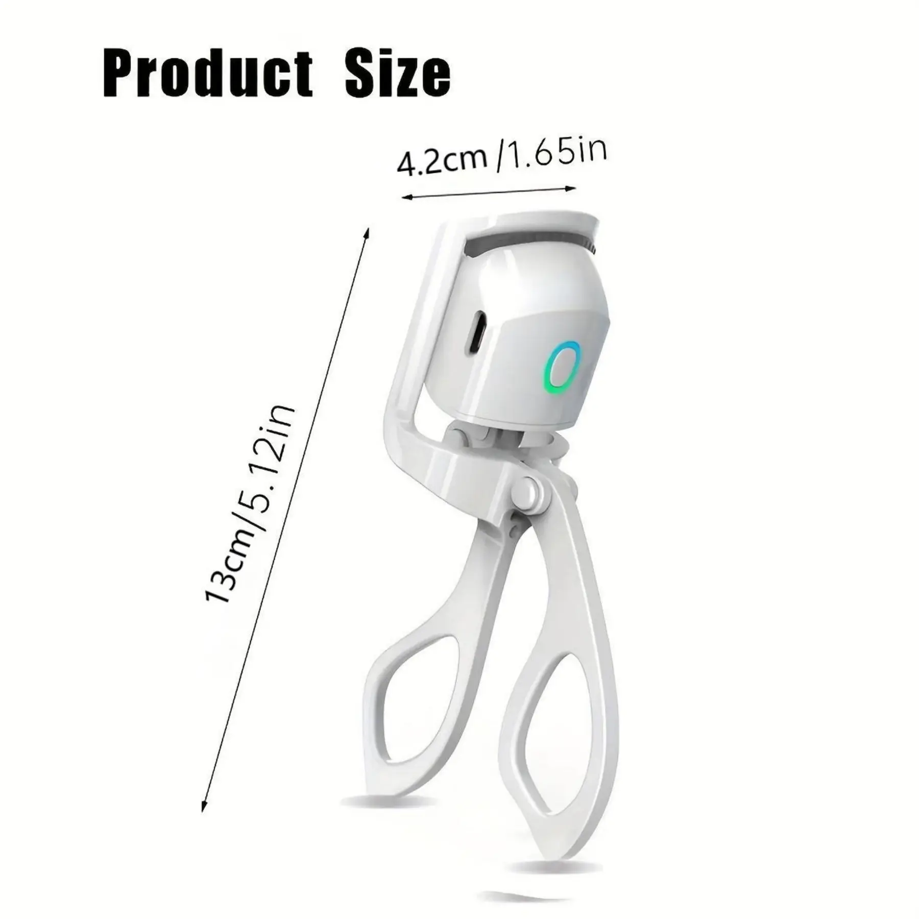 Valentine's Day Electric Eyelash Curler, 1 Piece Long-lasting Curl ...