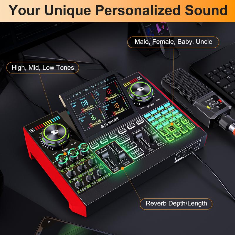 Tenlamp G10 podcast live streaming equipment kit, studio kit - TikTok Shop