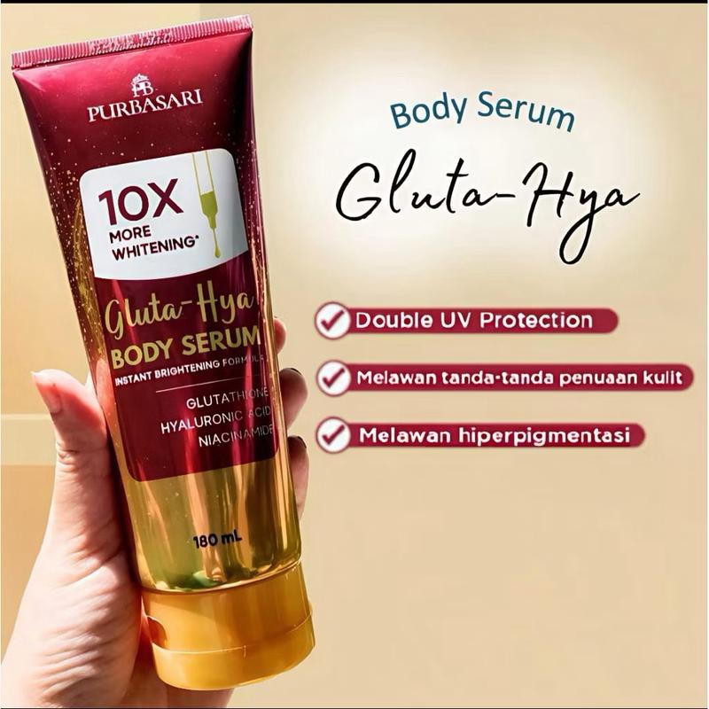 Purbasari Body Serum 180ml Gluta-Hya / body Serum purbasari Versi ...