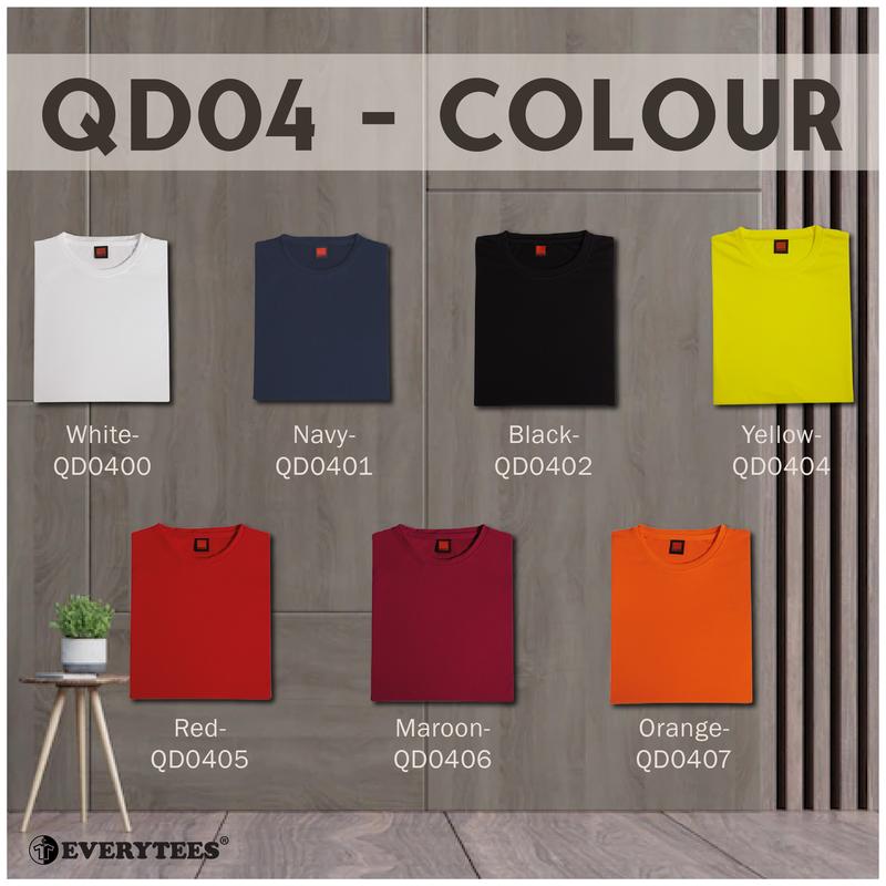EveryTees x Oren Sport QD04 Quick Dry Round Neck T-Shirt-160gsm ...