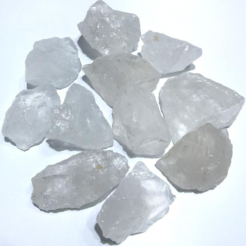 Kristal Putih, Kualiti AA +, 100g, Batu Kristal Kuarza Putih Mineral ...