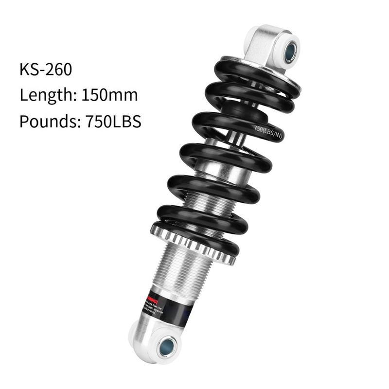 Bike Rear Suspension Spring Shock Absorber Length 150/155mm 650Lbs ...