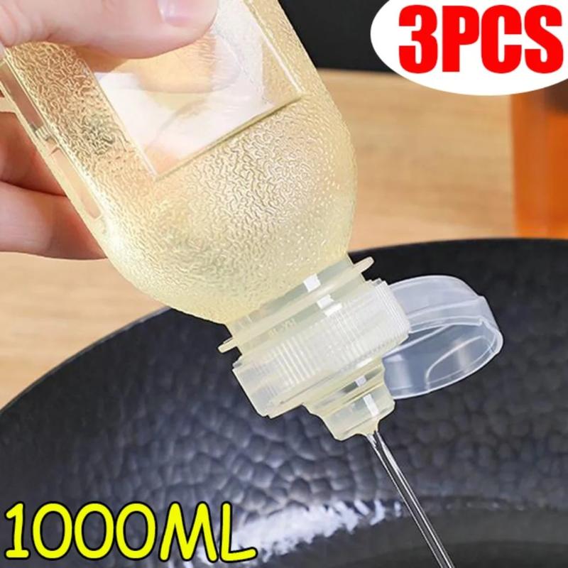 Botol Picit Perasa Dapur, Set 3Pcs, Botol Semburan Minyak, Botol ...