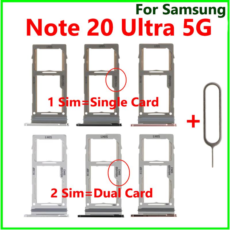 Phone Sim Tray Slot Holder For Samsung Galaxy Note 20 Ultra SIM ...