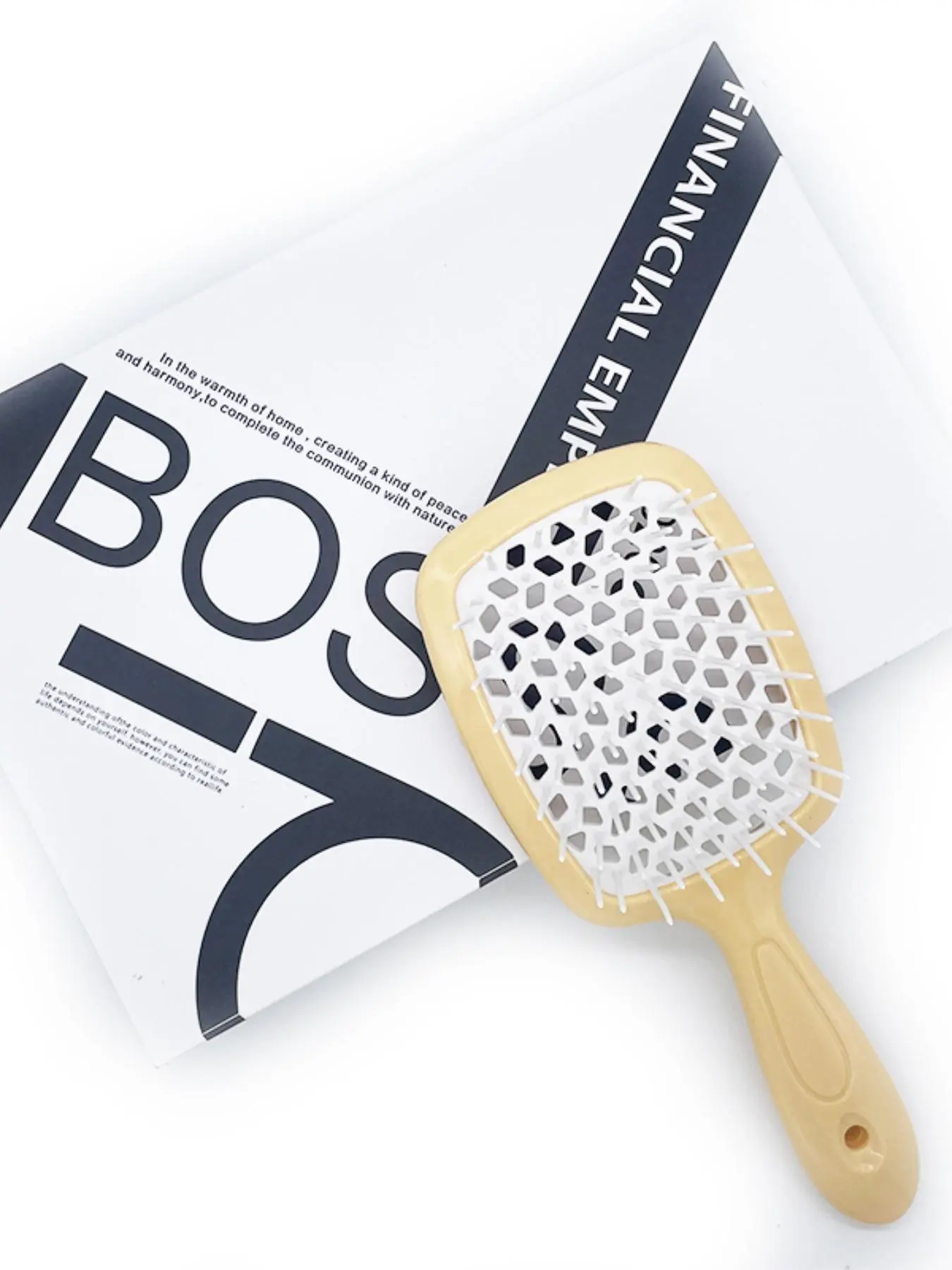 1 Piece Hollow Out Hair Brush, Wet & Dry Hair Detailing Comb, Scalp ...