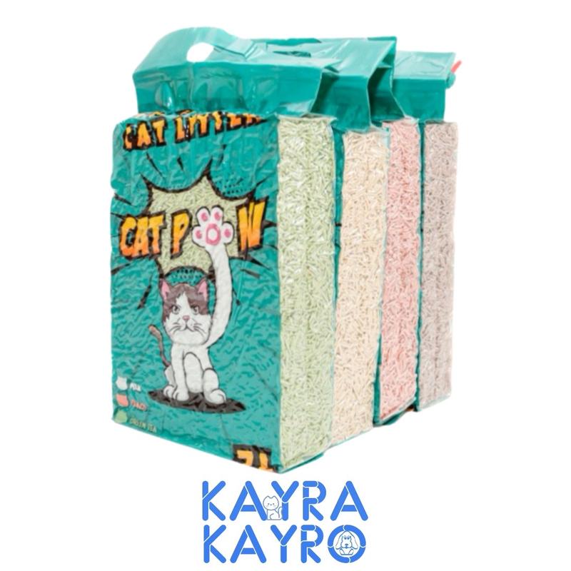Cat Pow Tofu Cat Litter 7 L (2.5 kg) - Pasir Gumpal Wangi Kucing - Shop ...