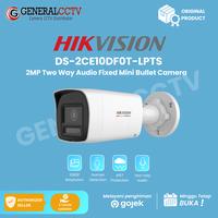 Promo HikVision DS-2CE10DF0T-LPTS 2MP Two Way Audio Fixed Mini Bullet ...