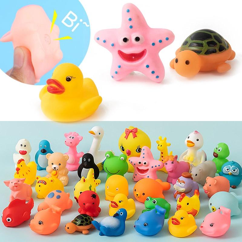 Mainan Mandi Bayi Haiwan Comel, 13PCS, Bentuk Itik dan Ikan, - TikTok ...