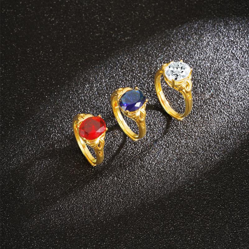 Cincin Zirkon, Bersalut Emas, Untuk Wanita, Warna Tahan Lama - TikTok ...