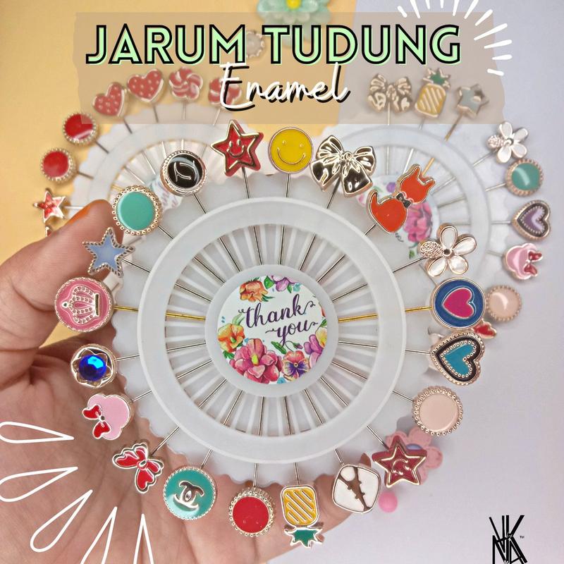 Jarum shawl/Jarum Tudung Enamel Pins - TikTok Shop Malaysia